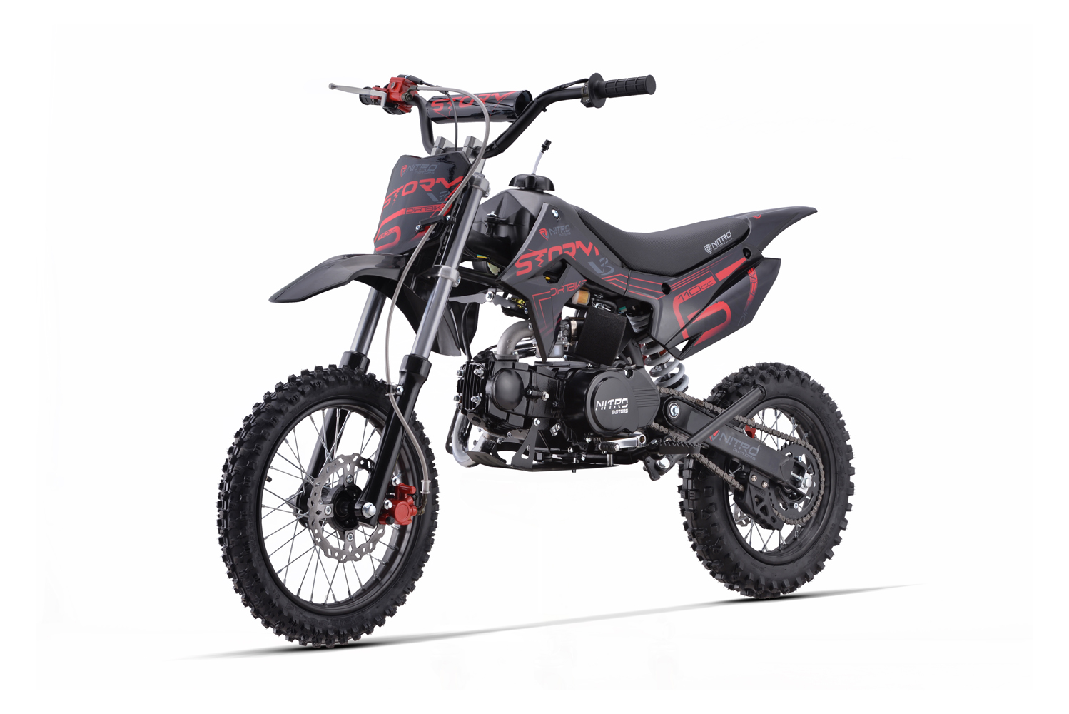 Nitro Motors Dirtbike 110cc Semi-Automat 14/12 – Kickstart - Importpris ...